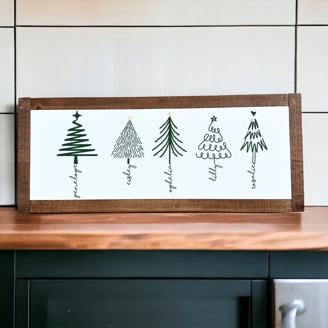 Welcome to Christmas at the Sign Personalized Custom Family Name Sign ...