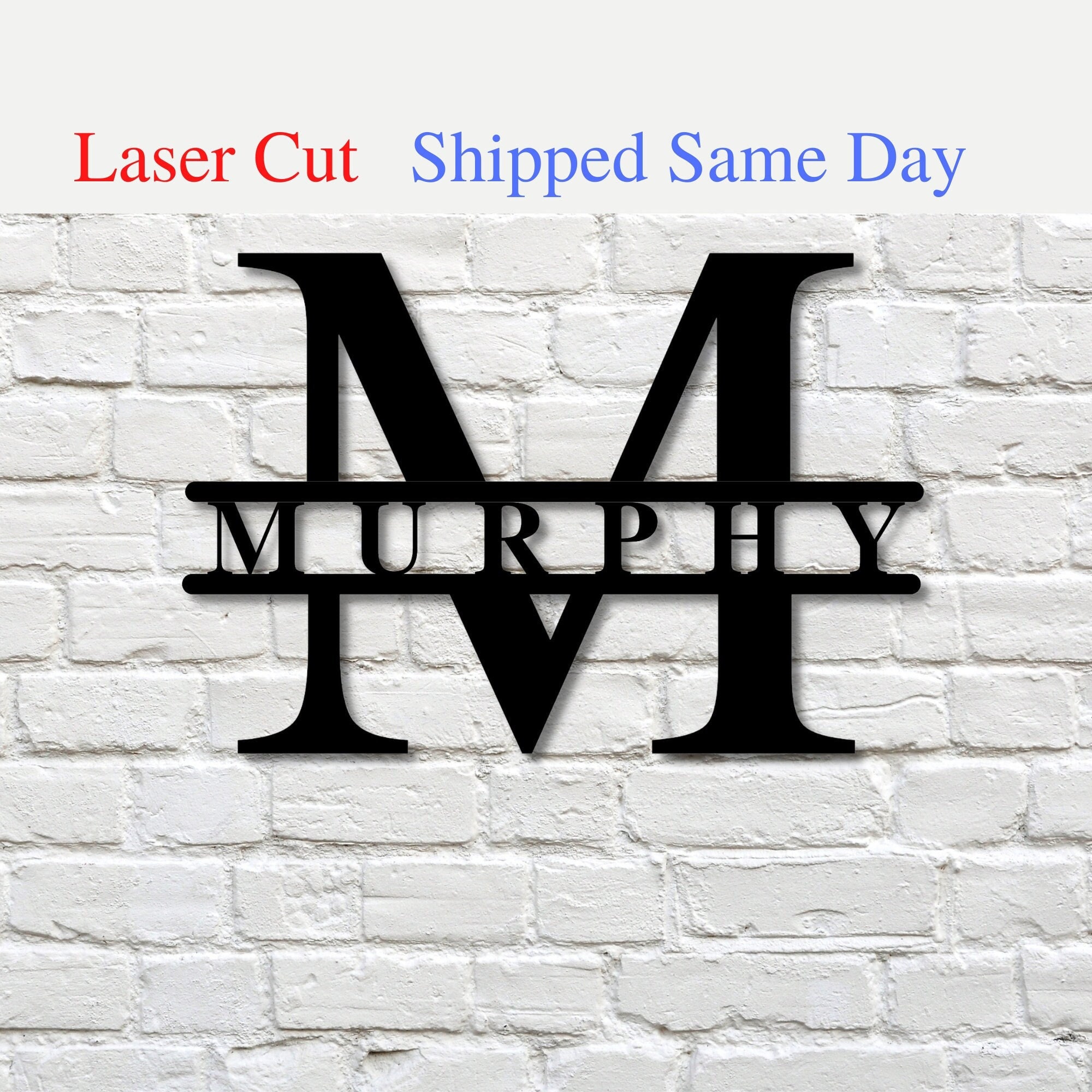 Last Name Metal Signs Personalized Metal Sign Custom Last Name - Etsy