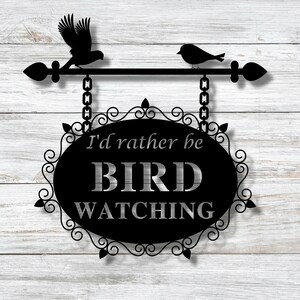 Custom Bird Watching Sign, Bird Watcher Gift Sign, Gift for Grandmaw ...