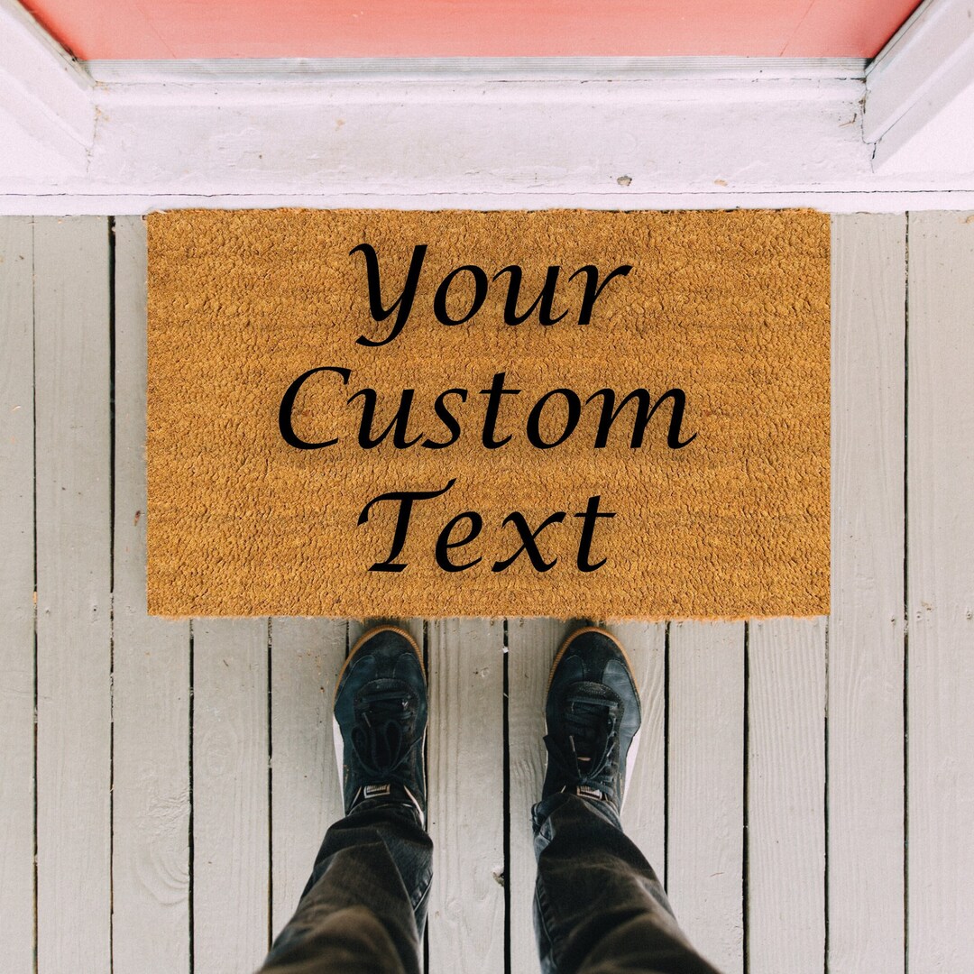 Custom Door Mat, Last Name Door Mat, Personalized Rug, House Rug ...