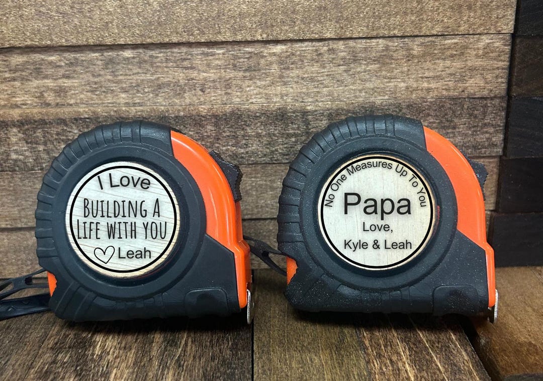 Tape Measure Personalized Wedding Gift for Him, Anniversary Gift ...