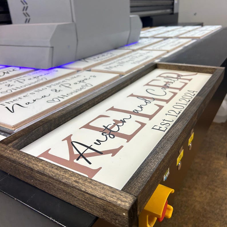 Inspiring Custom Wood Name Signs Gallery