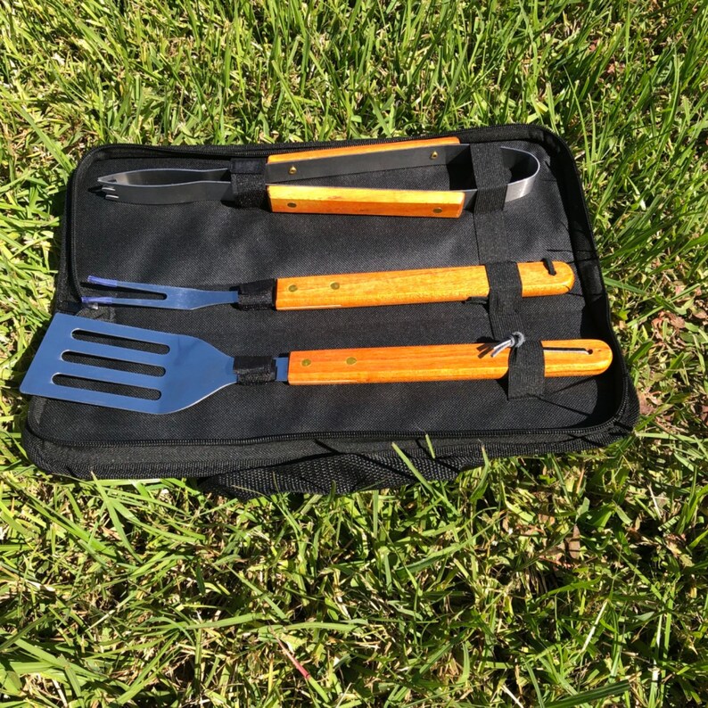 Personalized BBQ Grill Tool Set BBQ Set Bbq Tools Custom - Etsy