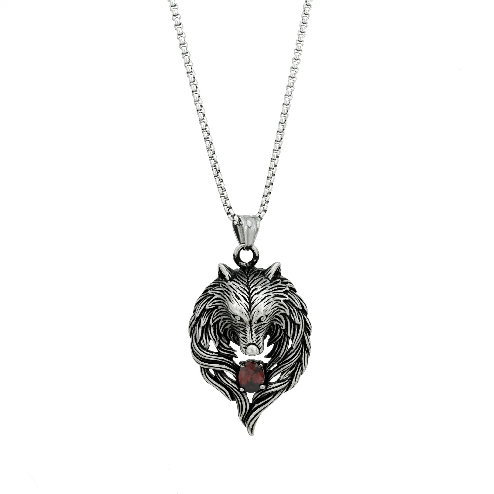 Collar cabeza de lobo - Etsy España