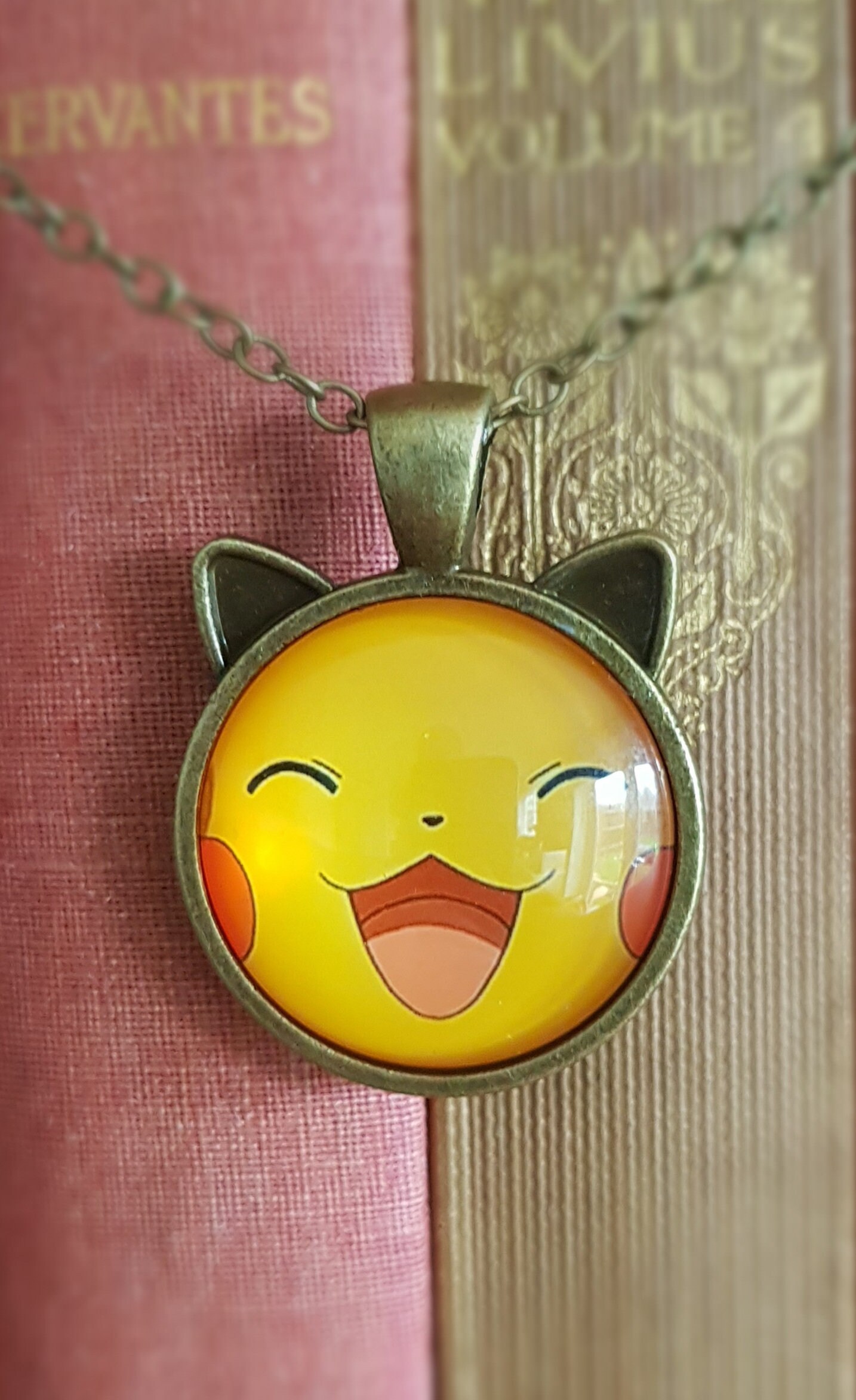 Pokemon Pikachu Cat Kawaii Kitten Ears Yellow Cute Face Manga - Etsy