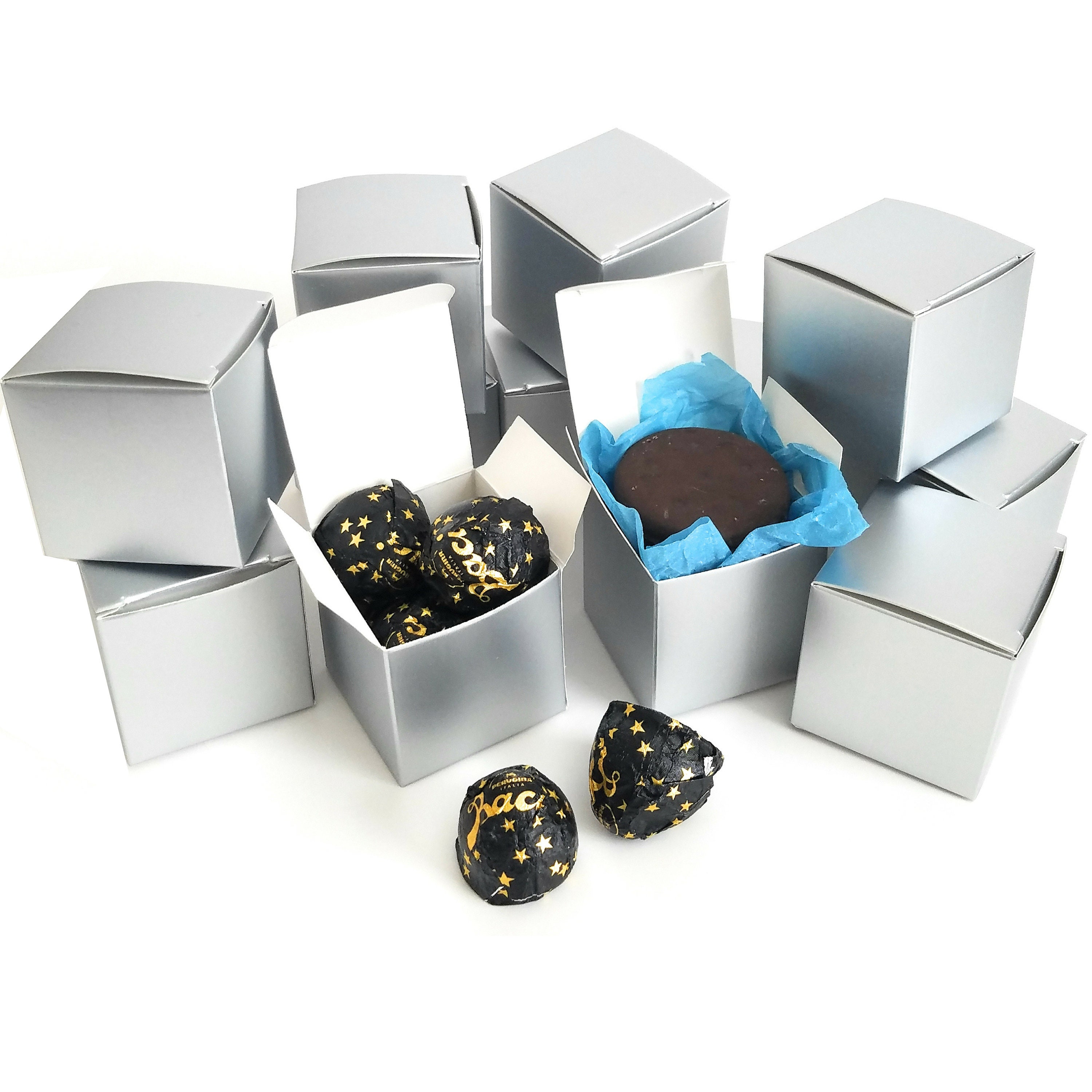 Kelkaa Cardboard Candy Boxes With Lids 72pcs 2x2x2 Small - Etsy