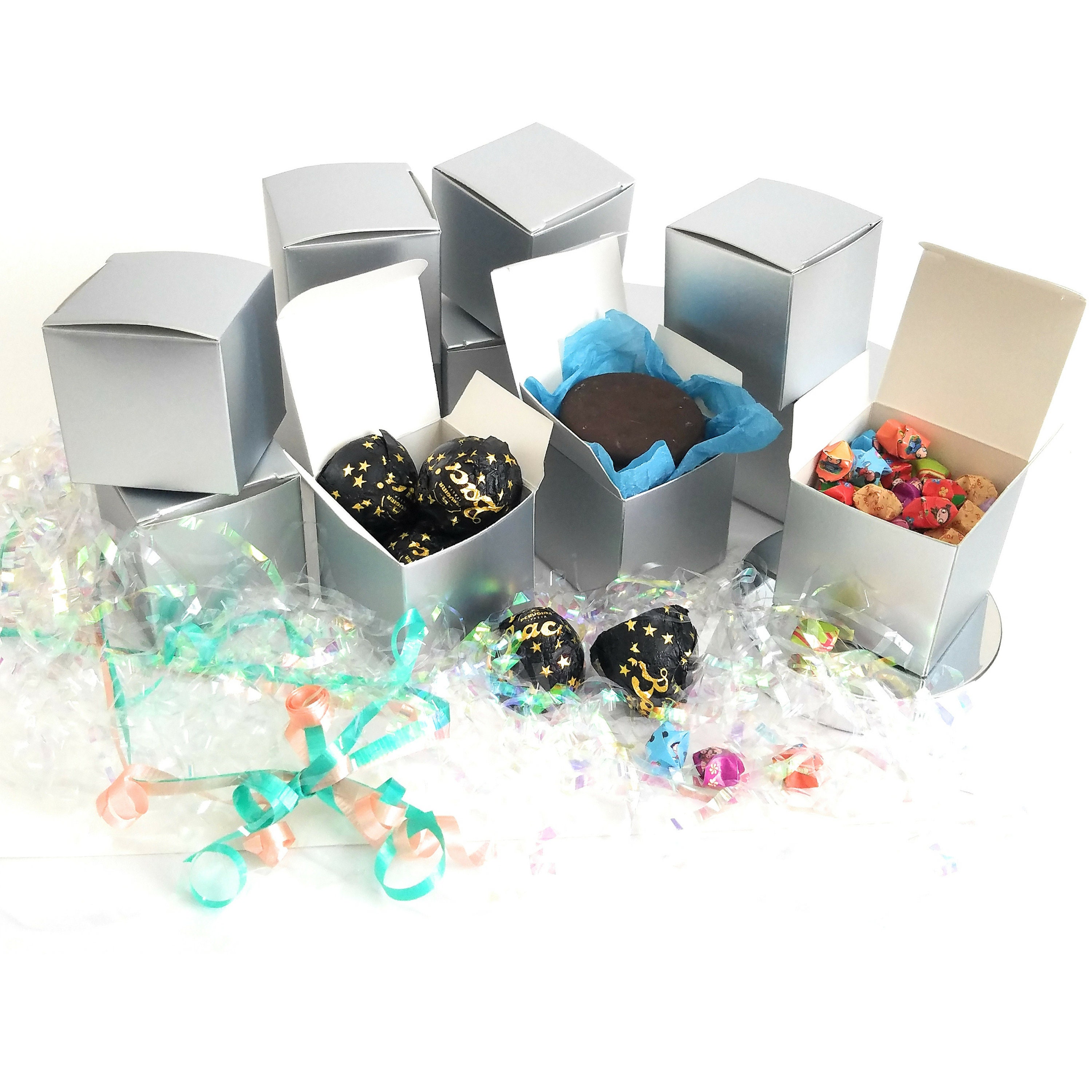 Kelkaa Cardboard Candy Boxes With Lids 72pcs 2x2x2 Small - Etsy