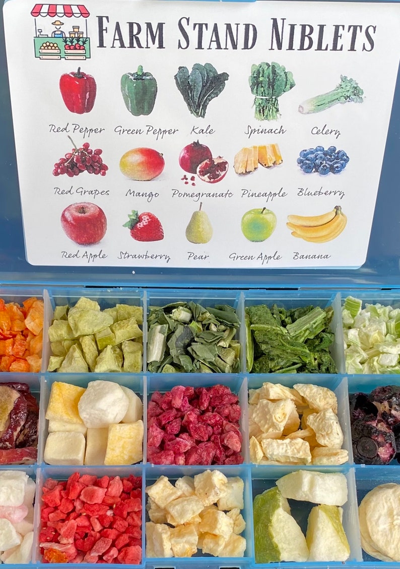 Fruit and Veggie Nibbles Natural Freeze-dried Healthy Rabbit - Etsy