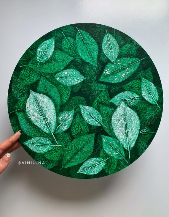 Green Leaves Painting