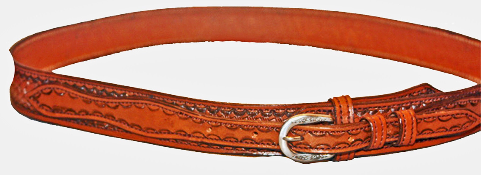 Belt custom handmade Ranger one piece English Bridle Leather | Etsy