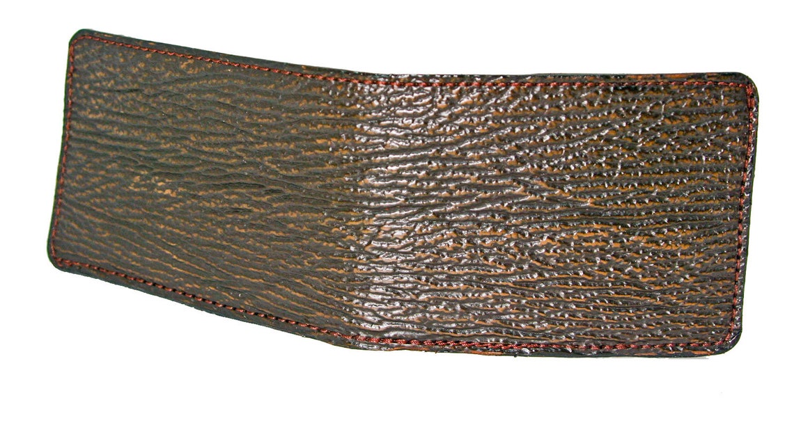 Shark Skin and Kangaroo Lined Wallet Two Colors and Two Styles - Etsy