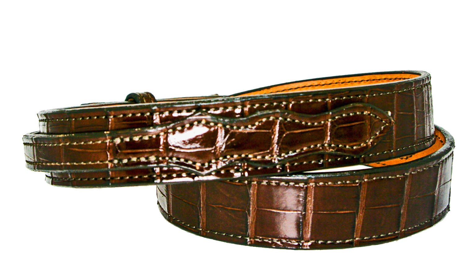 ALLIGATOR Real Florida Alligator Belt custom handmade Ranger | Etsy