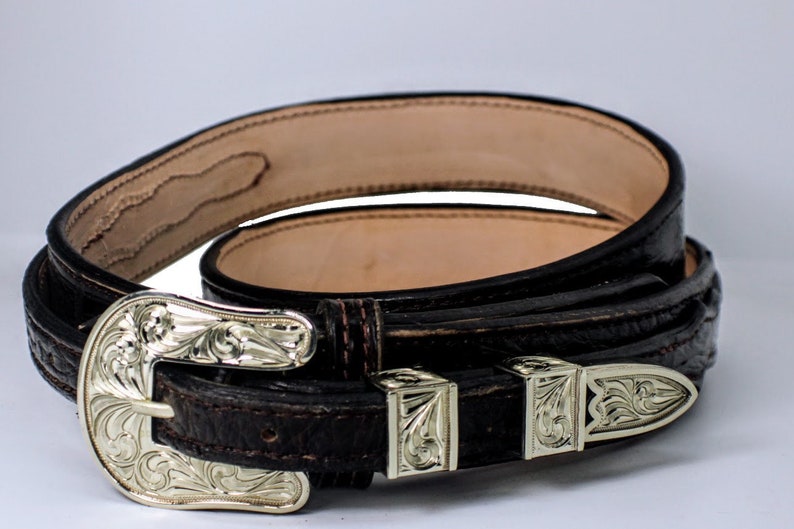 Alligator Ranger Belt Custom Handmade and Custom Handmade 4 - Etsy