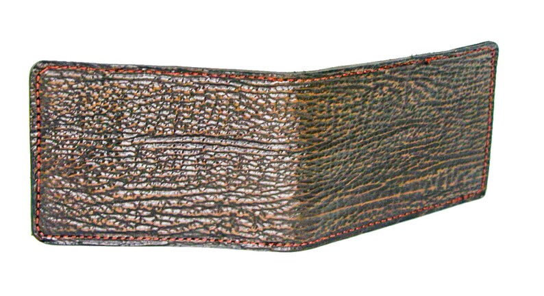 Shark Skin and Kangaroo Lined Wallet Two Colors and Two Styles - Etsy