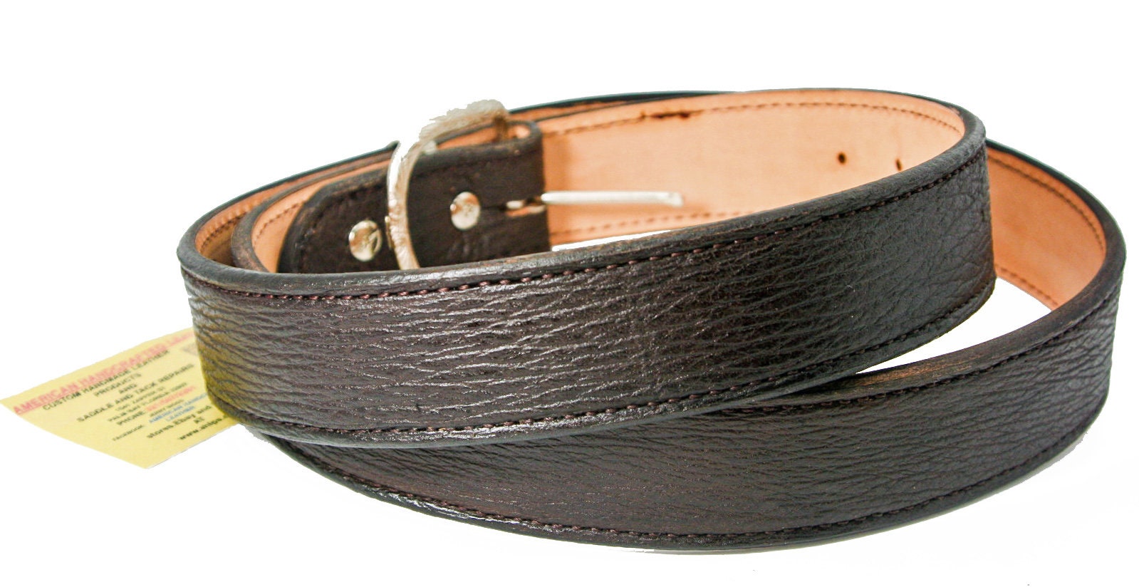 Shark Skin Belts Two Colors and Two Width Custom Handmade - Etsy