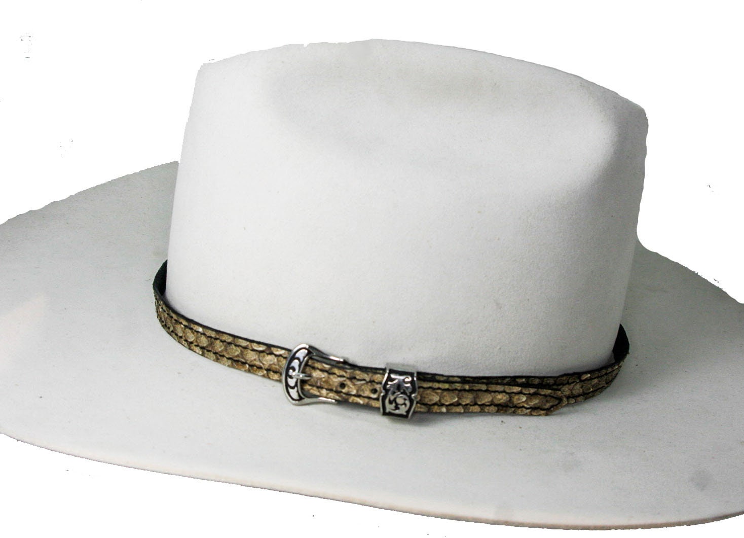 Genuine RATTLE SNAKE Hat Band Kangaroo Lined - Etsy