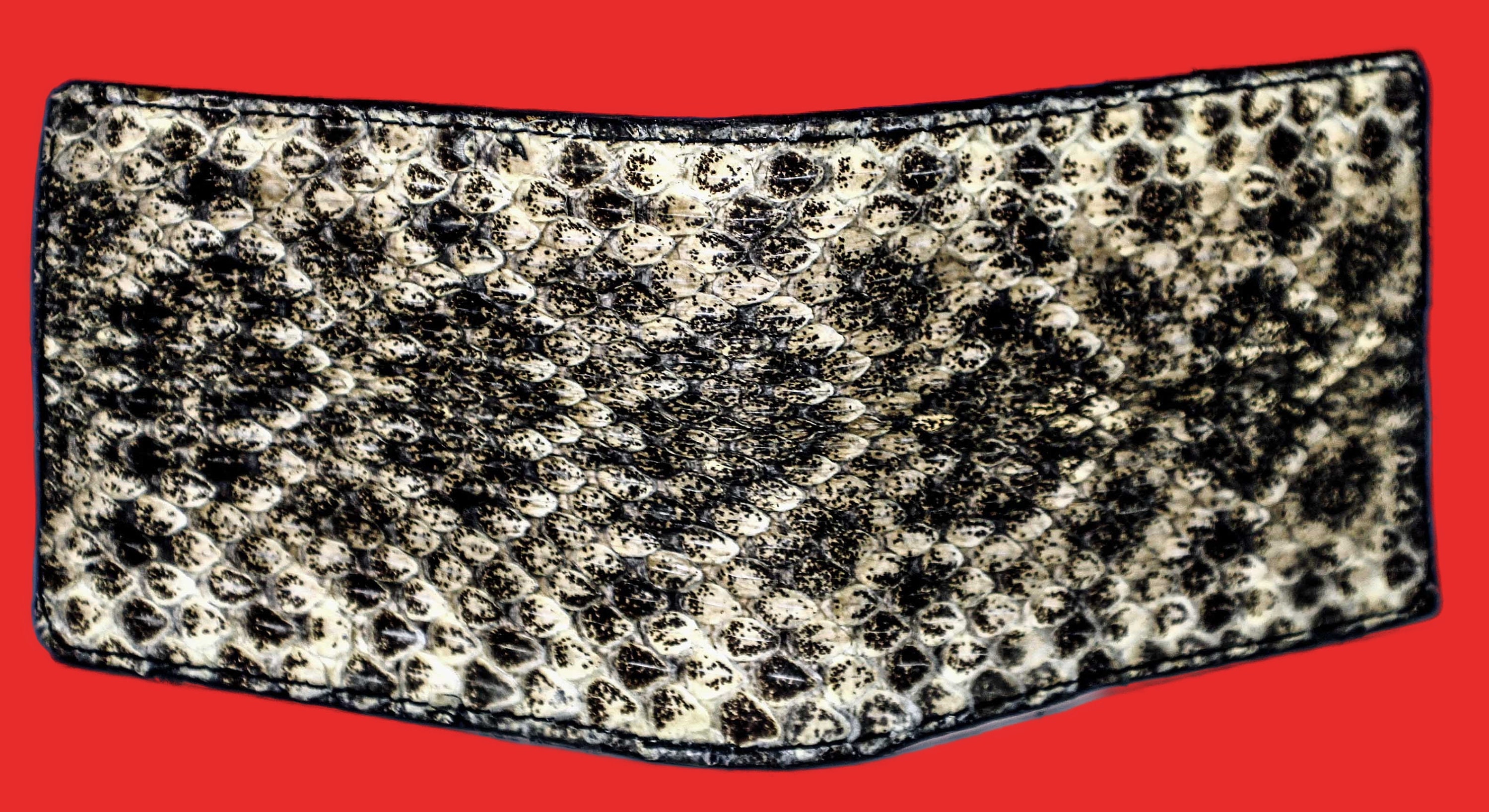 Real Western Diamondback Rattlesnake Skin Wallet With Real Eel Skin ...