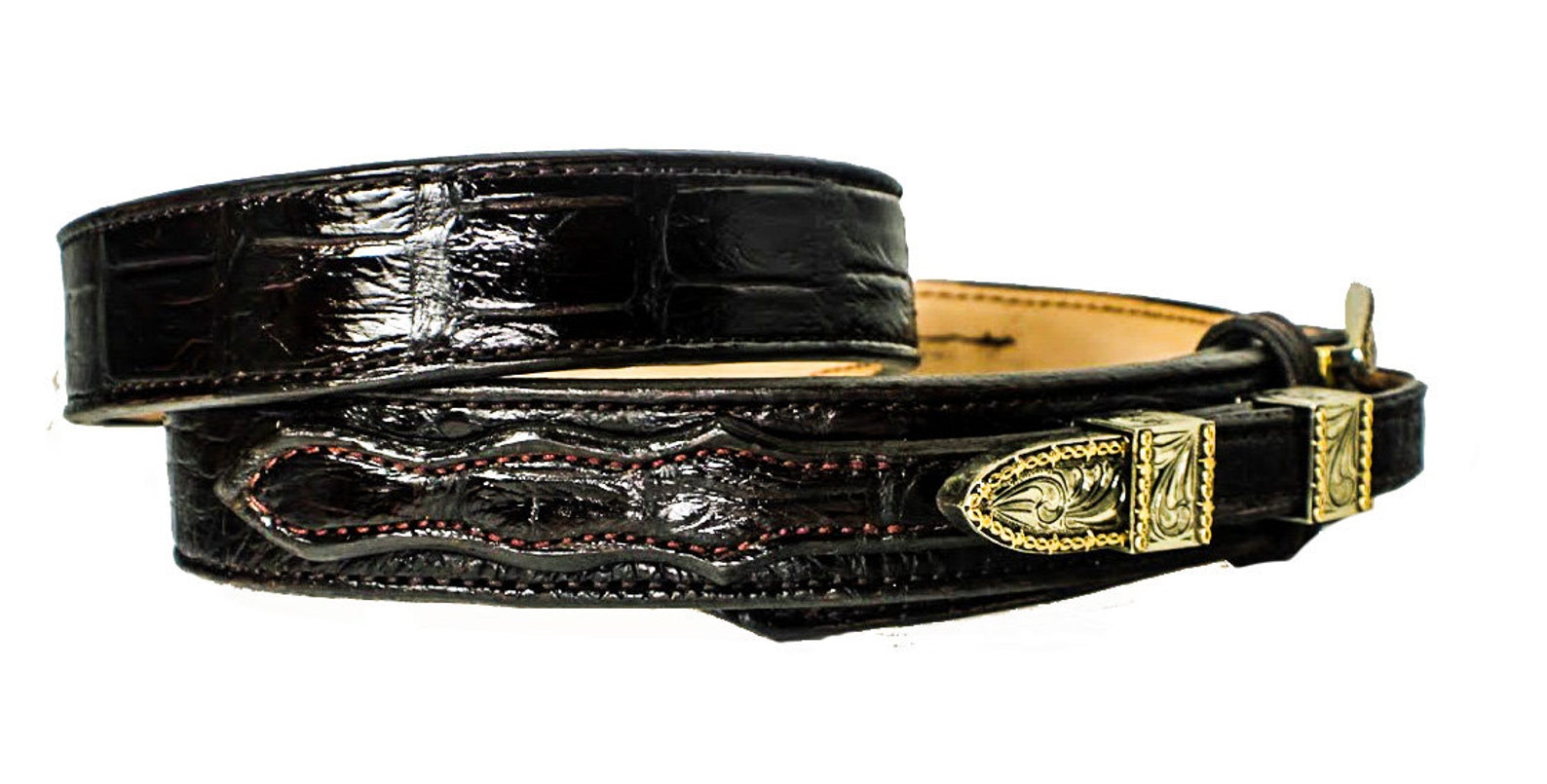 Alligator Ranger Belt Custom Handmade and Custom Handmade 4 Piece ...
