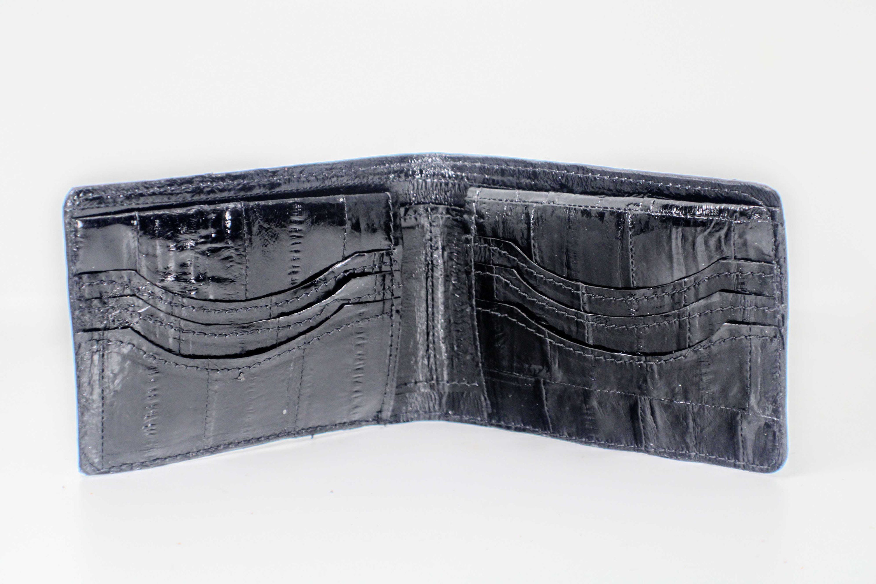 Real Western Diamondback Rattlesnake Skin Wallet With Real Eel Skin ...