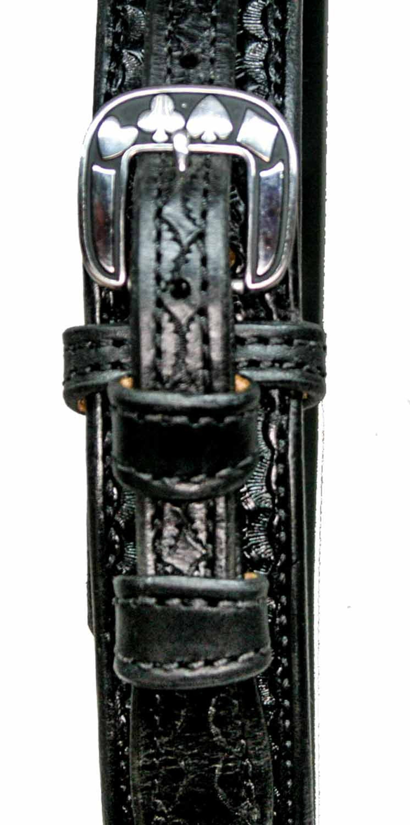 Custom Handmade Ranger Belt One Piece English Bridle Leather 30 to 50 ...