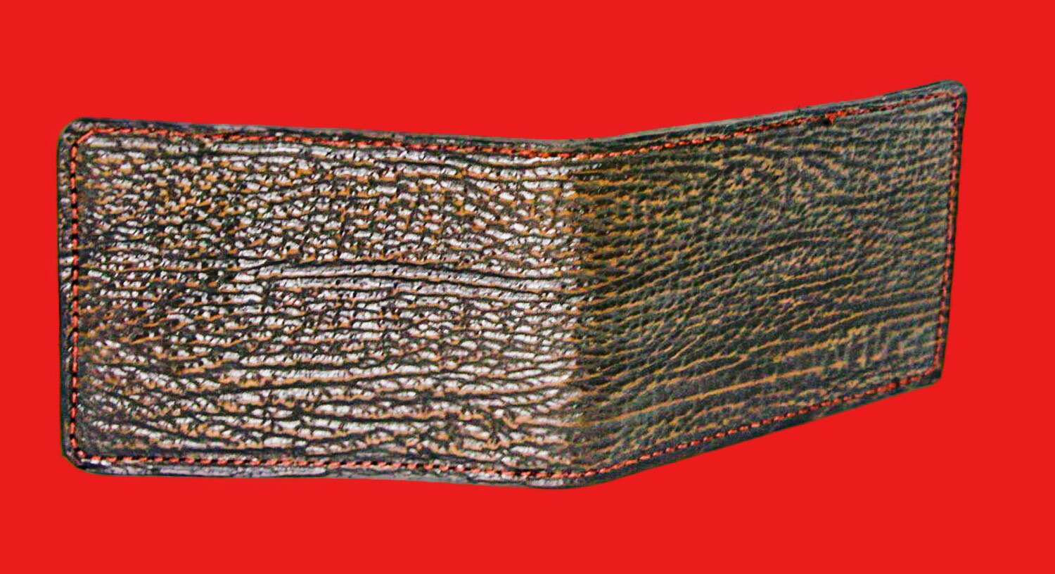 Shark Skin and Kangaroo Lined Wallet Two Colors and Two Styles - Etsy