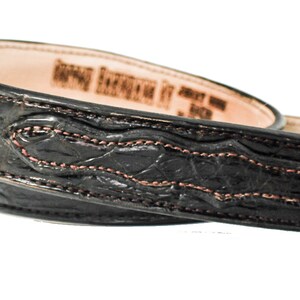 Alligator Ranger Belt Custom Handmade and Custom Handmade 4 - Etsy