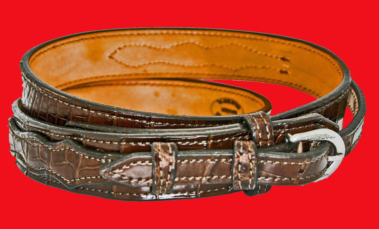 Custom Made Leather Ranger Belts