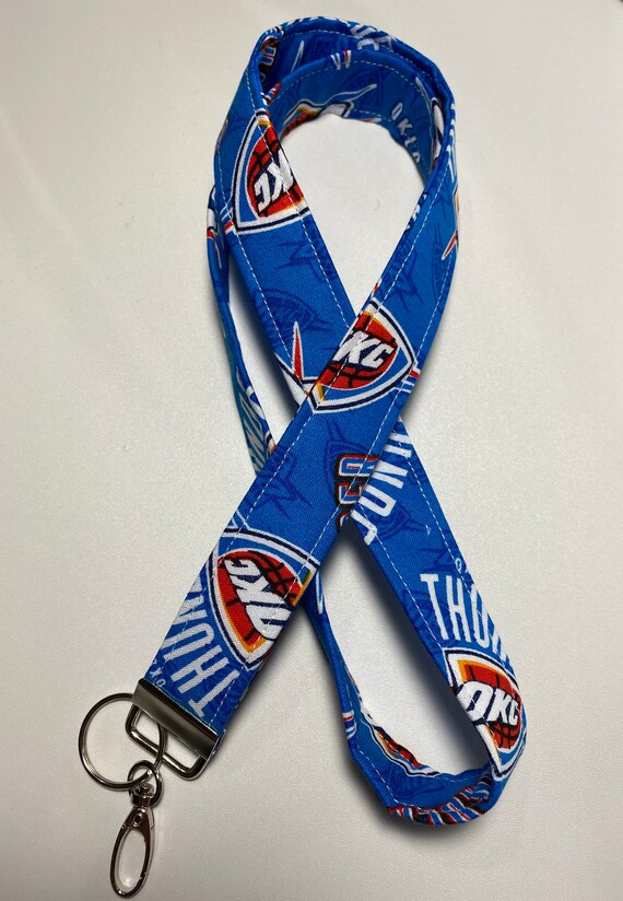 Oklahoma City Basketball Lanyard With Swivel Clip | Etsy