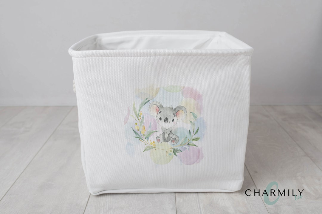 Koala Storage Hamper Basket 4 Sizes Available Cube - Etsy