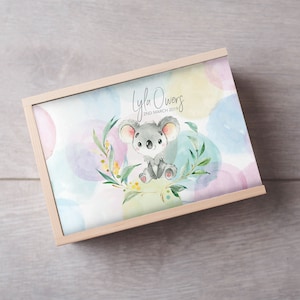 Koala Keepsake Box | 3 Sizes | Personalised | Non-personalised - Etsy