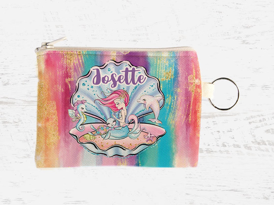 Mermaid Coin Purse | Personalised | Non-Personalised - Etsy España