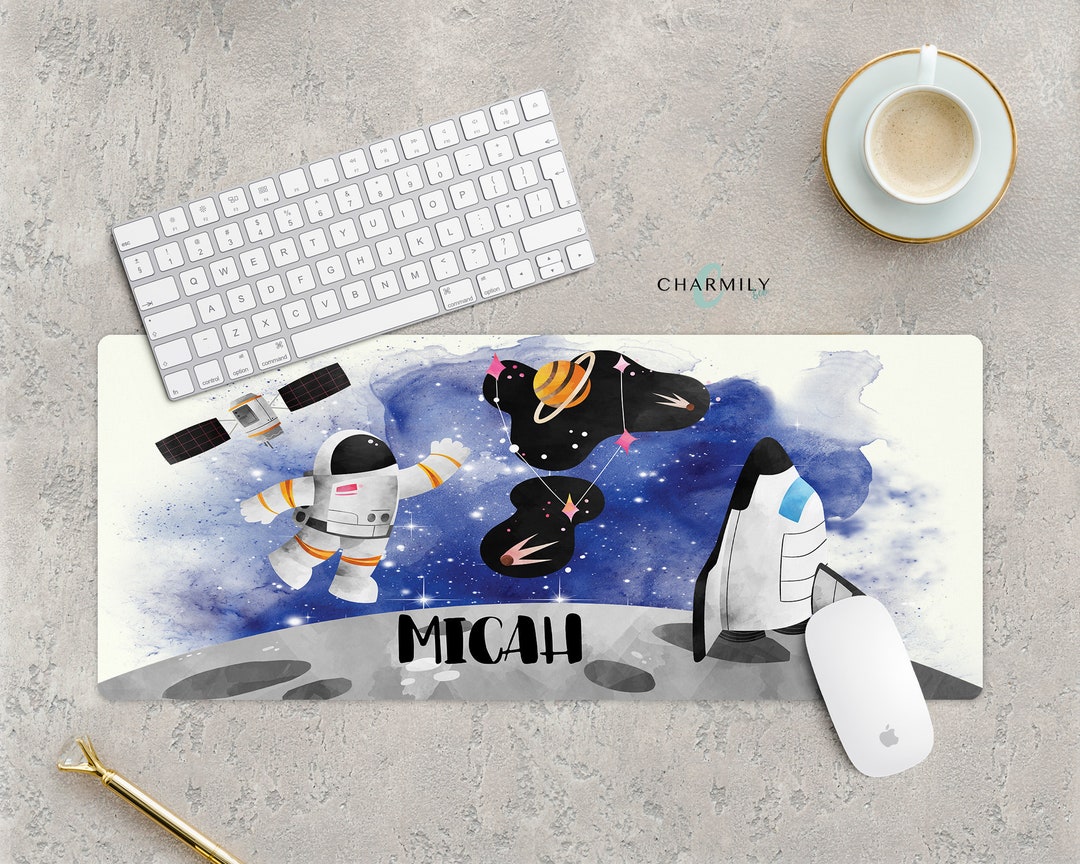 Space Leather Desk Mat | 30x60cm - Large Size! | Mouse Pad ...