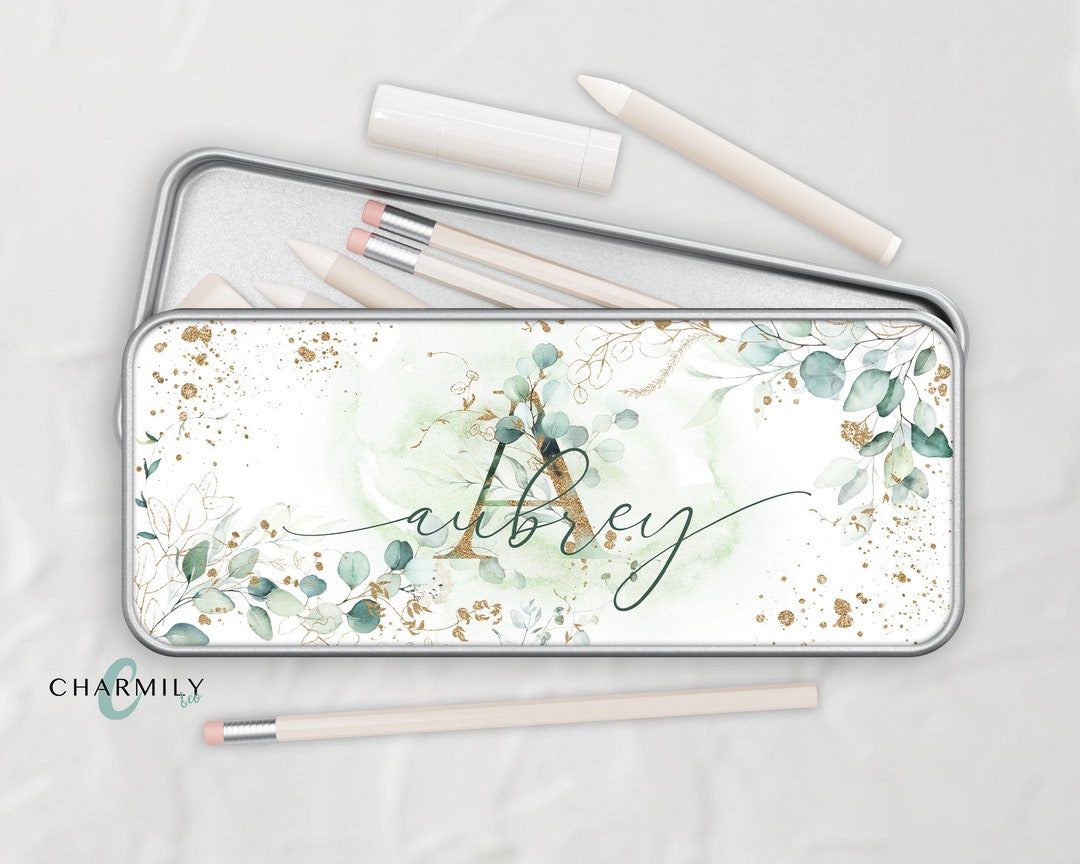 Evergreen Metal Tin | Pencil Case | Stationary Tin | Accessory Tin ...