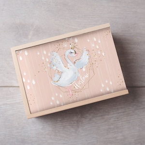 Swan Keepsake Box | 3 Sizes | Personalised | Non-personalised - Etsy