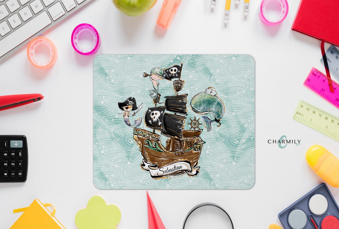 Pirates Mouse Pad | Personalised | Non-personalised - Etsy UK