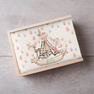 Boho Pink Keepsake Box | 3 Sizes | Personalised | Non-personalised - Etsy