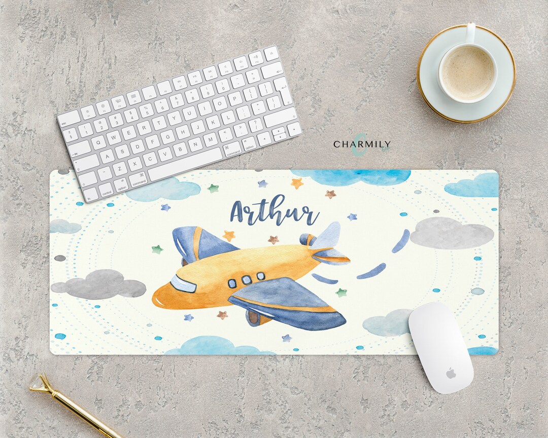 Plane Leather Desk Mat | 30x60cm - Large Size! | Mouse Pad ...