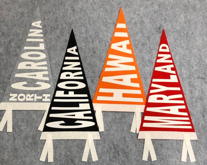 Custom Name/wording Pennant - Etsy