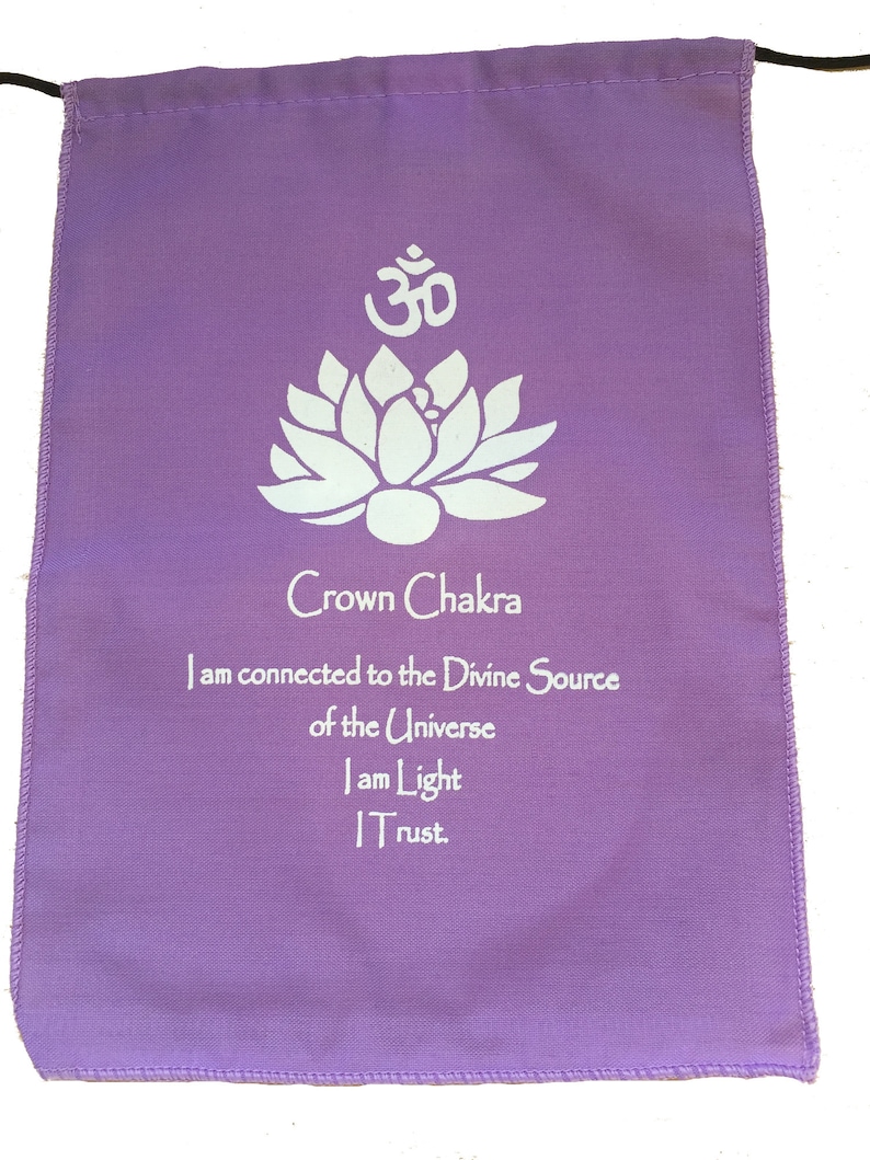 Sacred 7 Chakra Meditation Prayer Flags Hand Made in Bali - Etsy UK