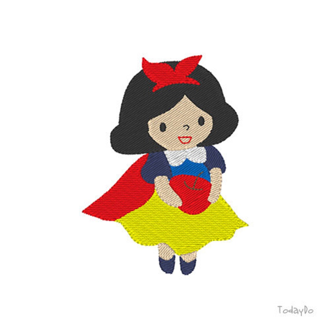 Cute Princess Machine Embroidery Design Set-instant DOWNLOAD - Etsy
