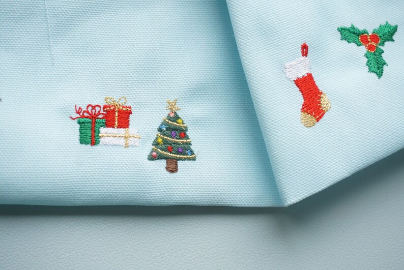 Mini Christmas Gift Machine Embroidery Design 3sizes INSTANT - Etsy