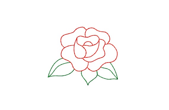 Mini Rose Stitch Machine Embroidery Design-5 Sizes-instant - Etsy