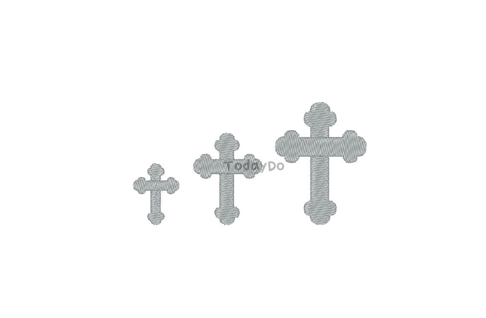 Mini Christian Cross Machine Embroidery Design-3 - Etsy UK