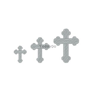 Mini Christian Cross Machine Embroidery Design-3 Designs-instant ...