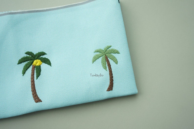 Mini Palm Tree Machine Embroidery-2 Designs4 Sizes-instant | Etsy