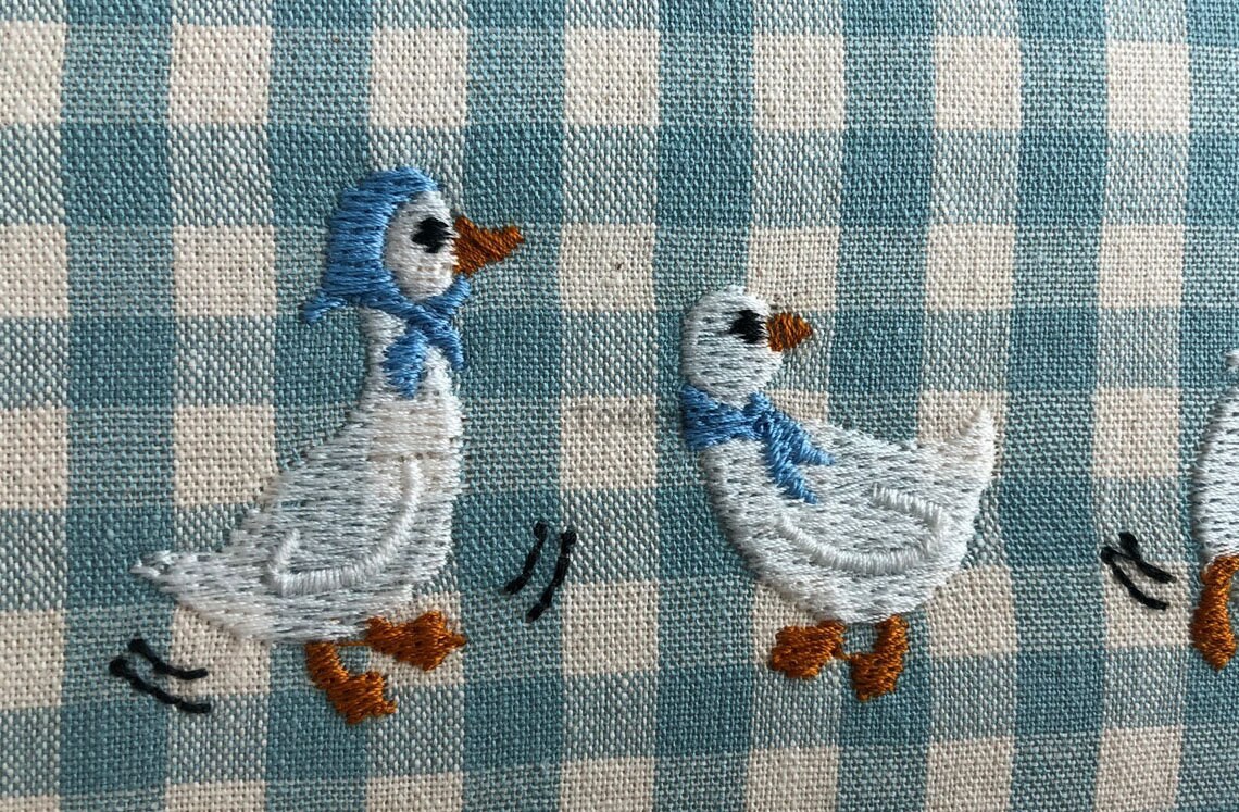 Mini Goose Machine Embroidery Design 3sizes INSTANT - Etsy