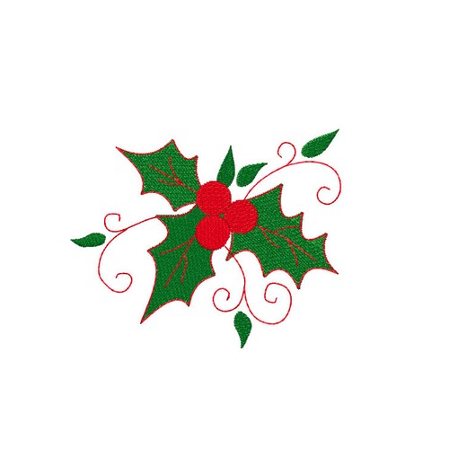 Mini Mistletoe Machine Embroidery Design Instant Download - Etsy