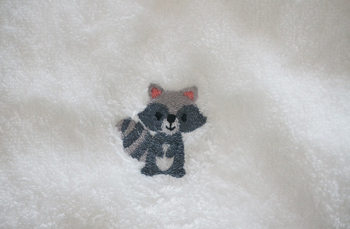 Mini Raccoon Machine Embroidery Design-3 Sizes-instant | Etsy