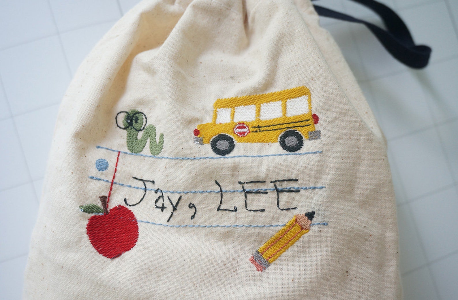 Mini Back to School Bus Machine Embroidery Design - 3sizes - INSTANT ...