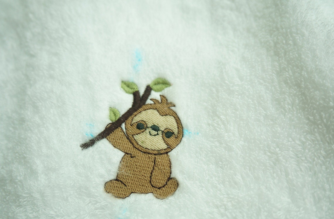 Mini Sloth Machine Embroidery Design-3 Sizes-instant DOWNLOAD - Etsy